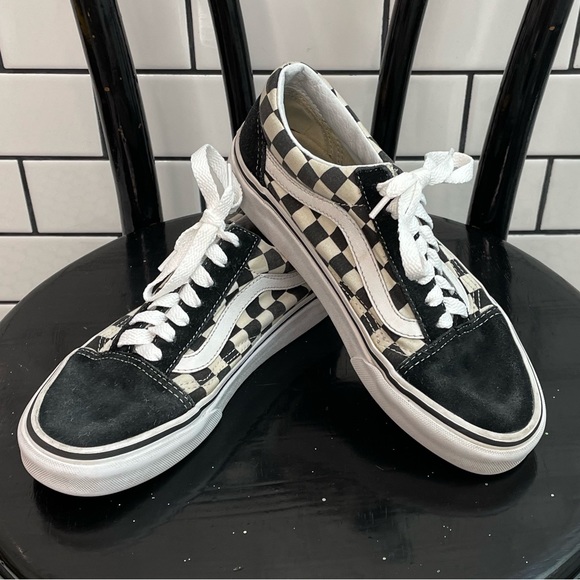 Vans | Shoes | Vans Old Skool Primary Check | Poshmark